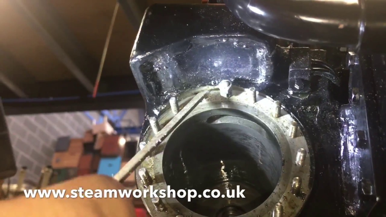 Welding the cylinder block - Steam Workshop Services
